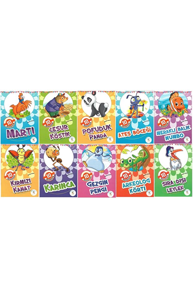 5 Renk Yayınları Set of 10 Stories to Read with Pleasure for 2Nd Grade ...