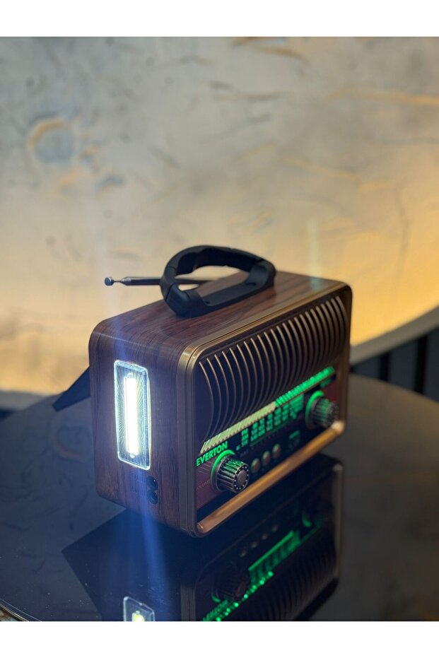 m memita Everton RT-682 Nostaljik LED Işıklı Radyo | FM / AM / SW ...