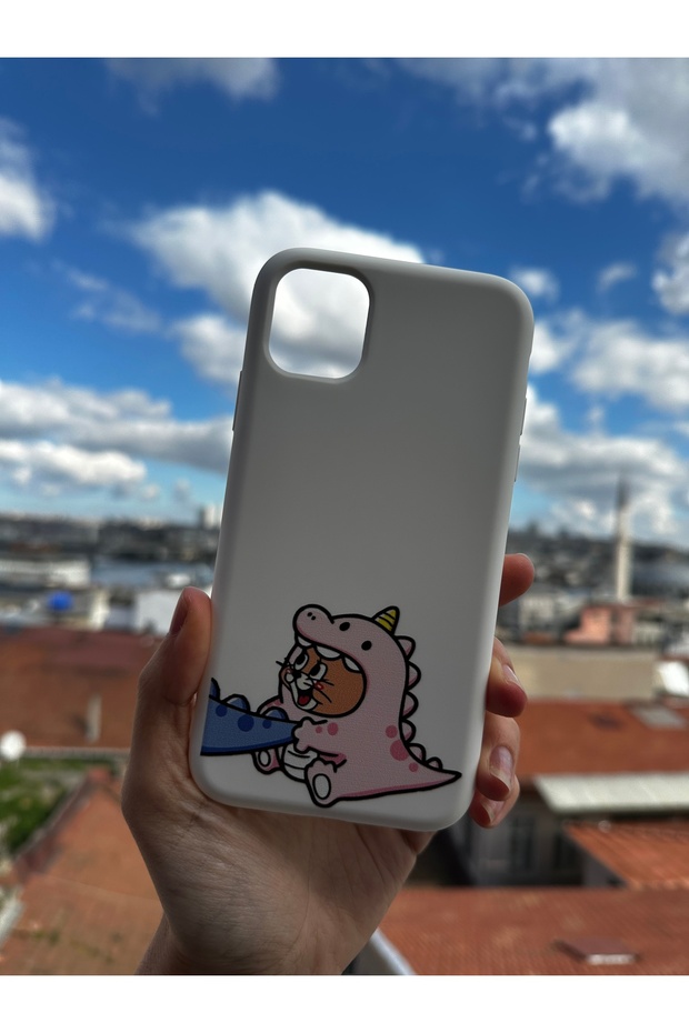 ARTEBA Global Samsung Galaxy A07 Uyumlu Baskılı Beyaz Telefon Kılıfı ...