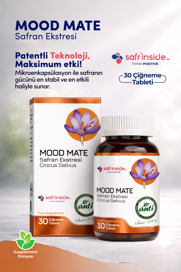 anti Mood Mate Safran Ekstresi Tableti - Fiyatı, Yorumları