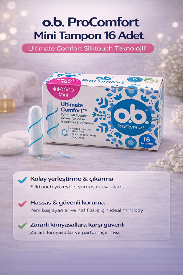 Genel Markalar o.b. ProComfort Mini Tampon 16Lı 1 Paket Ultimate ...