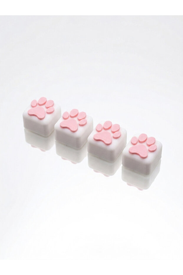 Babi Collection Pembe Pati Desenli Keycaps 4'lü Set Klavye Tuşu,Gamer ...