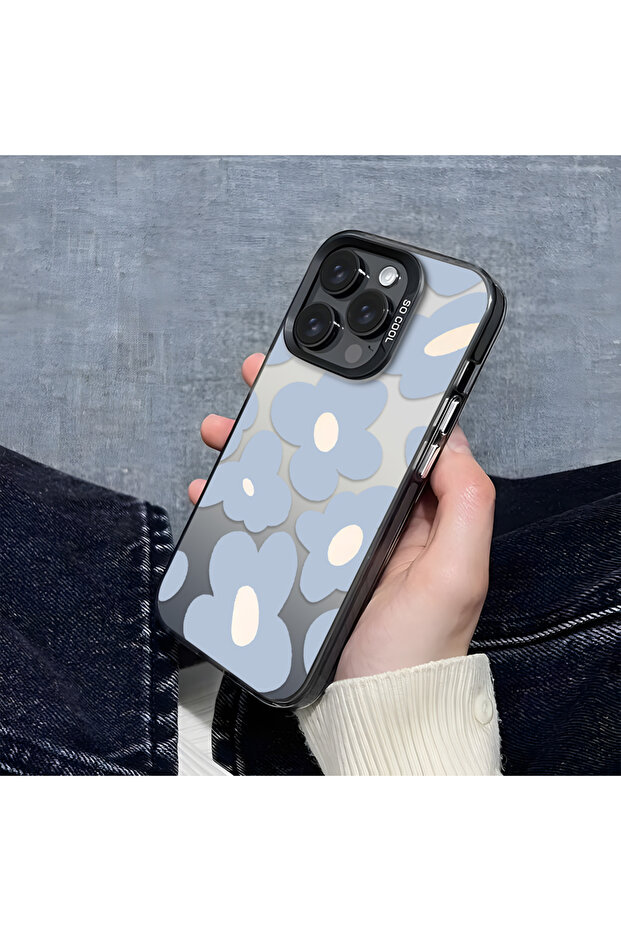 Hontinga iPhone 12 Pro Max Uyumlu Silikon Kenar Sert Arka Anti Düşme ...