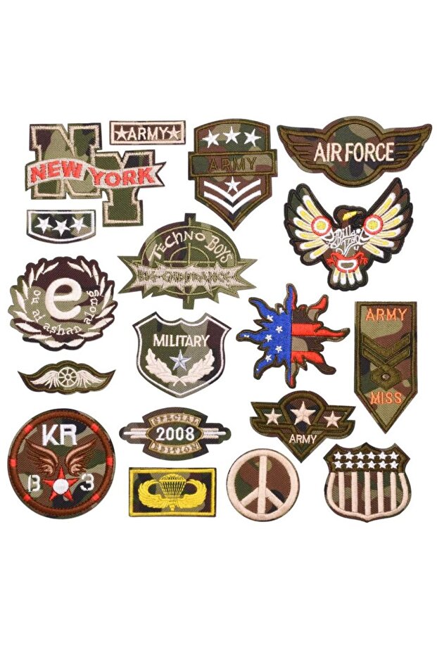 Limitless Design Military Patch Kolaj Poster 22x30 cm – Askeri Tarz ...
