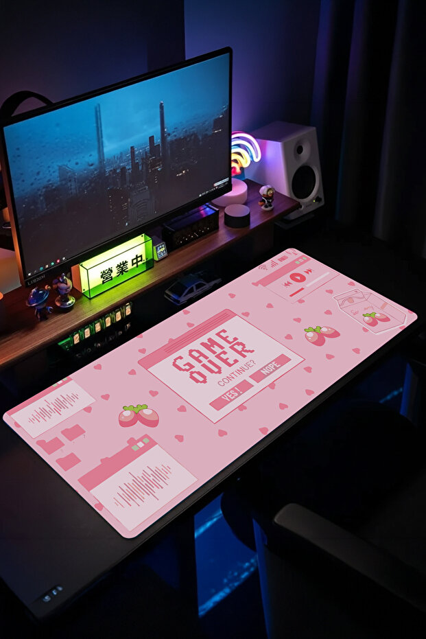 urzuva Cherry Gamer Gaming Oyuncu XL Mouse Pad Mousepad 80X30 cm 3Mm ...