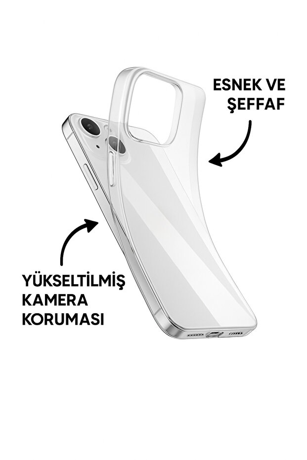 karsudesign iPhone 15 Pro Max Uyumlu Baskılı Şeffaf Telefon Kılıfı ...