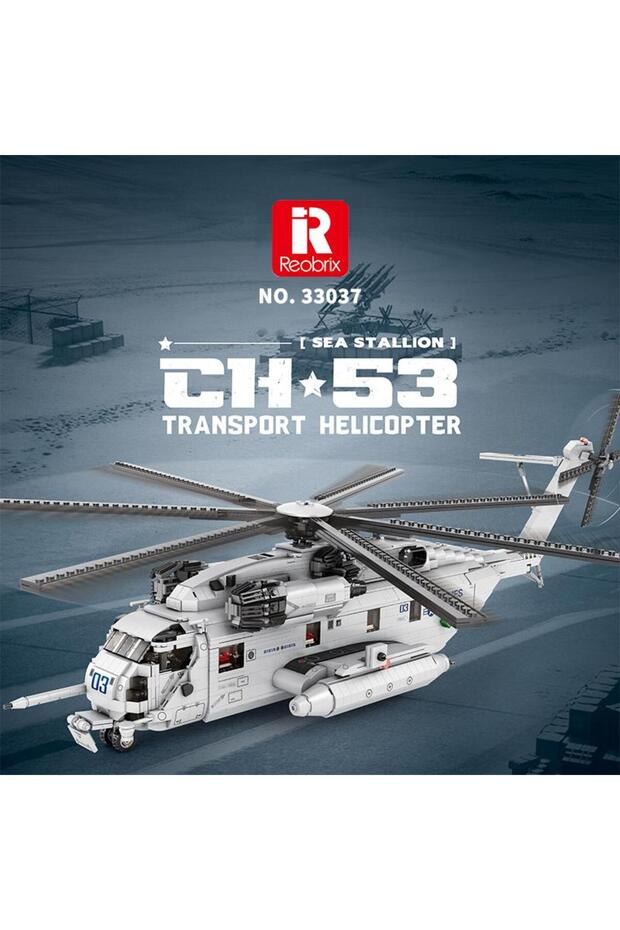 REOBRIX 33037 Amerikan Sikorsy CH-53 Nakliye Helikopteri Yaratıcı Yapı ...