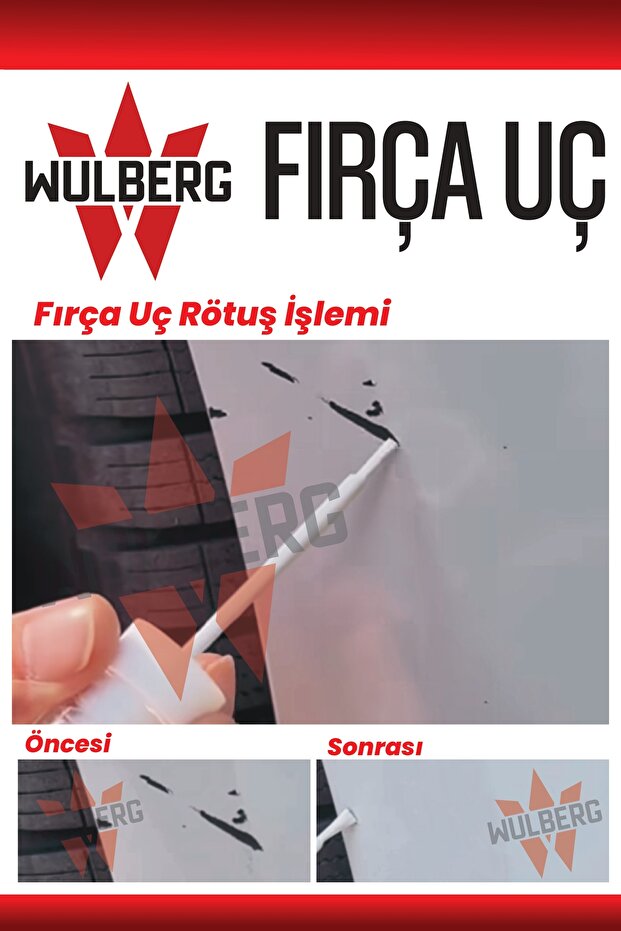 Wulberg Peugeot 3008 Beyaz EWP Rötuş Boya 25 ml + Vernik İğne & Fırça ...