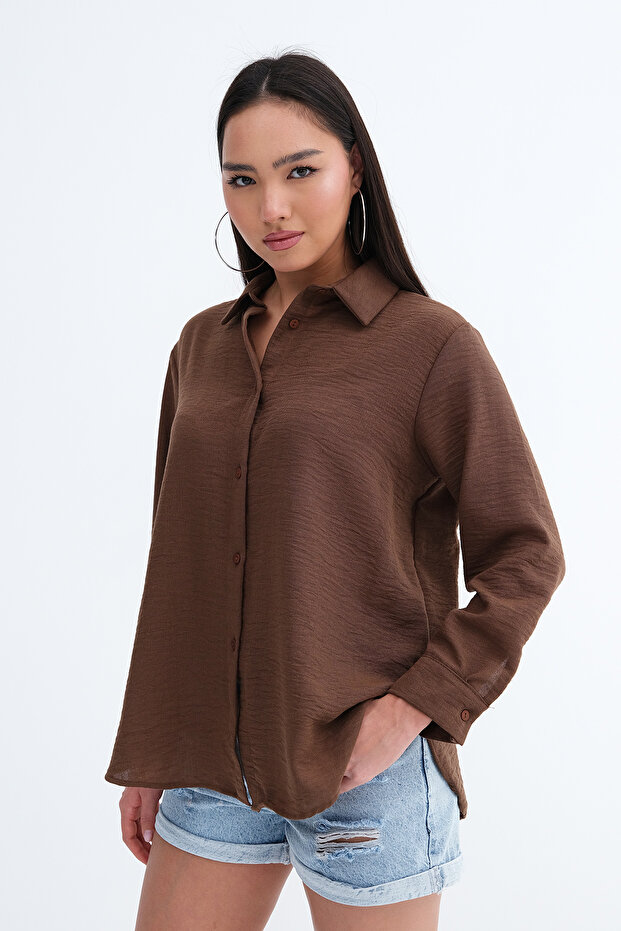 Addax Düğmeli Uzun Kollu Gömlek G18702 - Fiyatı, Yorumları