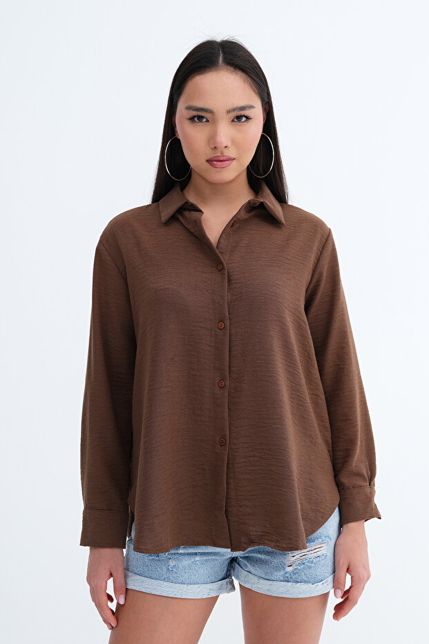 Addax Düğmeli Uzun Kollu Gömlek G18702 - Fiyatı, Yorumları