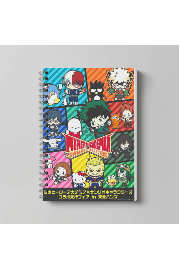nihonwosekai My Hero Academia Anime Defter A4 Boy 60 Yaprak Çizgisiz ...