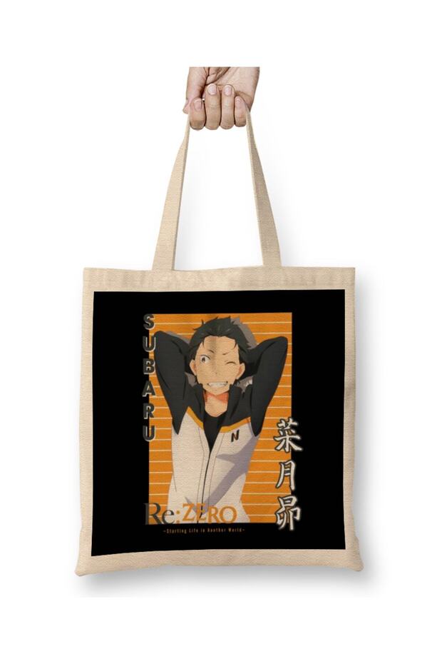 dekado Re Zero Natsuki Subaru Bez Çanta Uzun Saplı - Fiyatı, Yorumları