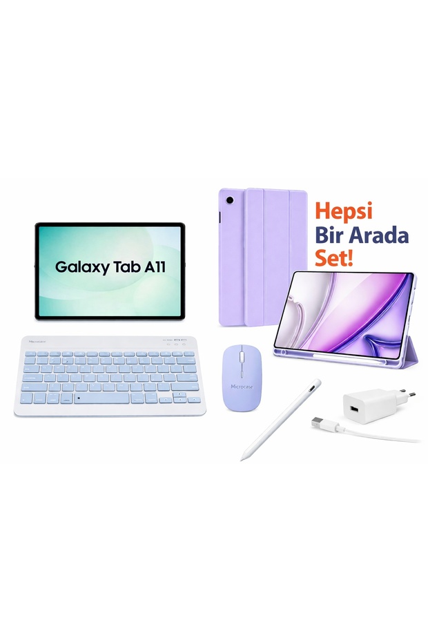 Samsung Galaxy Tab A11 PLUS 11''İNCH 6/128GB TABLET+BEYAZ KALEM+LİLA ...