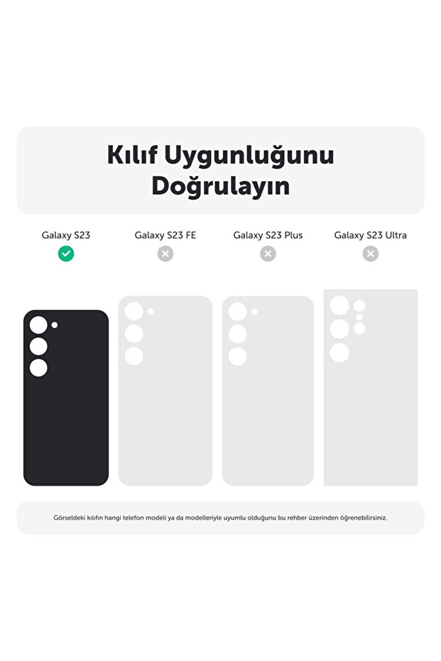 Zebana Samsung Galaxy S23 Uyumlu Kılıf Manyetik Standlı Armor Silikon ...