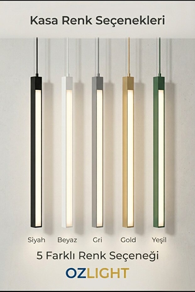 OZLIGHT AYDINLATMA OZLIGHT 120 cm Lineer Sarkıt LED Avize | Modern ...