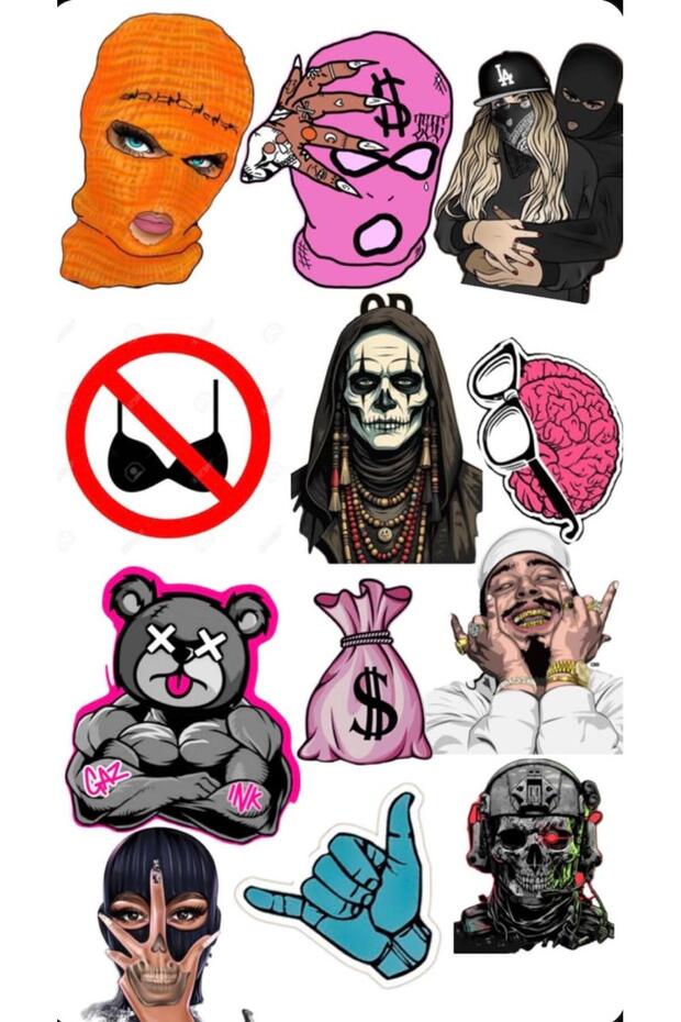 Limitless Design Street Style Sticker Tasarım Dekoratif Tablo – 22x30 ...