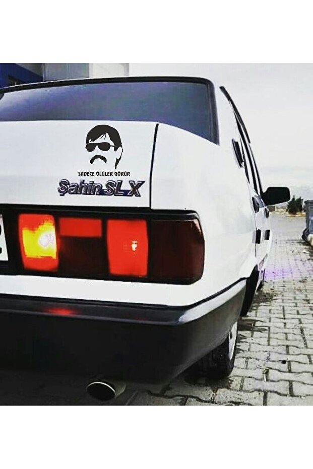 Turuncu Sticker Pala (Sadece Ölüler Görür) Sticker Etiket 15x15 cm ...