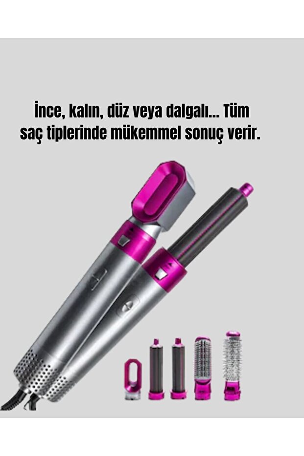 AyrStore 5’i 1 Arada Profesyonel Saç Şekillendirici Tek Cihazla ...