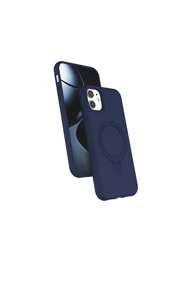 cepmoda iPhonE "11" RGL Gömülü Standlı içi Süet Soft Magsafe Kılıf ...