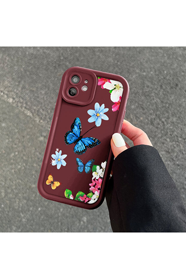 SLIMFELT Redmi Note 12 Pro 5G Uyumlu Yüksek Kaliteli Çiçek Desenli ...