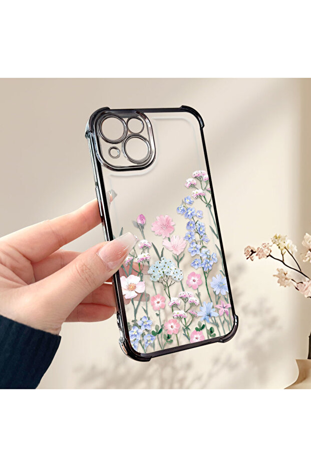 CASEVIBE Infinix Hot 40i Uyumlu Güzel çiçek desenli düşmeye dayanıklı ...