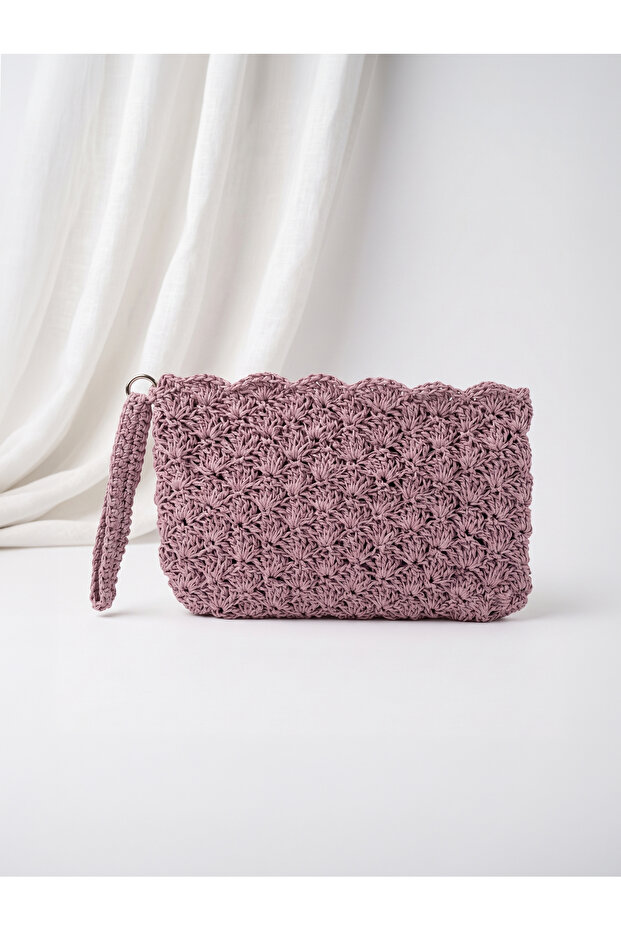 Filidisola Elisa Clutch çanta I İstridye&yelpaze Kağıt ip Çanta ...