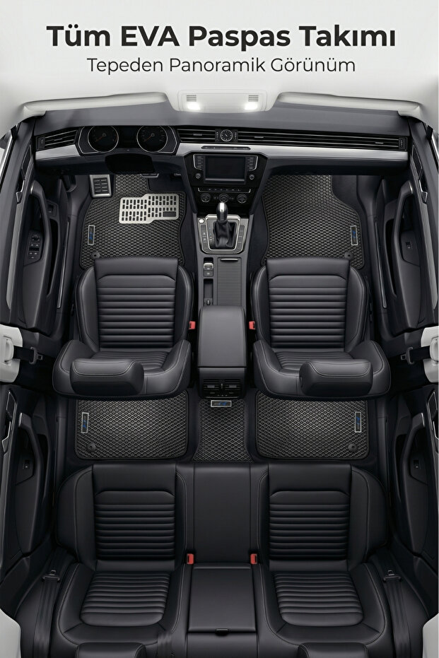 OTOCRAFT Volkswagen T Roc (2020-2024) Araca Özel 3D EVA Paspas Full Set ...