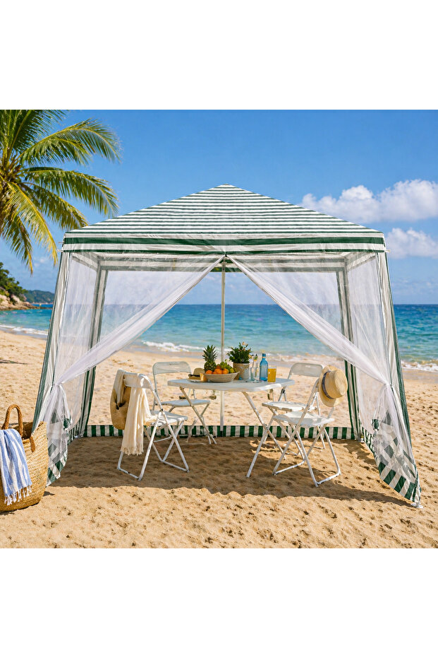 Stef's Cat Cort Pavilion Gradina, Pereti cu Plasa Anti Insecte si ...