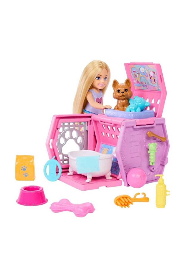 Barbie Chelsea Köpekçiğin Taşıma Çantası Oyun Seti JDF89 - Fiyatı ...