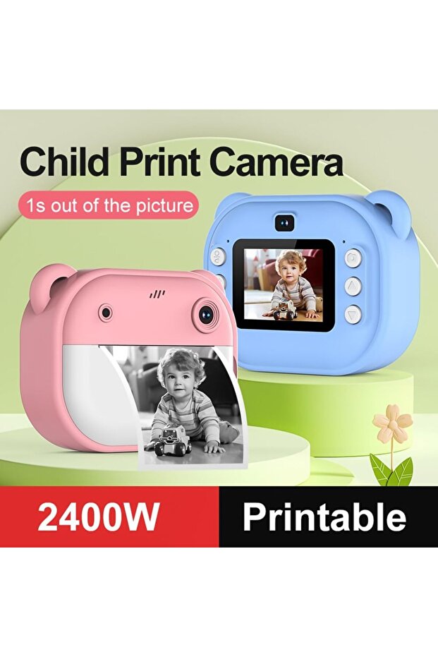 Generic Instant Print Camera 1080P with Dual Lens & Thermal Printing ...