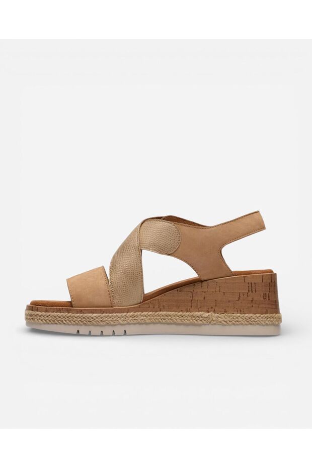 CLARKS Kidiki Sun Beige Combi Kadın Bej Topuklu Sandalet 26185953 ...