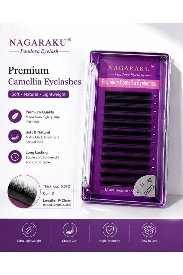 Anil Professional Cosmetics Ipek Kirpik 0.07D Mix (9-11-13) - Fiyatı ...