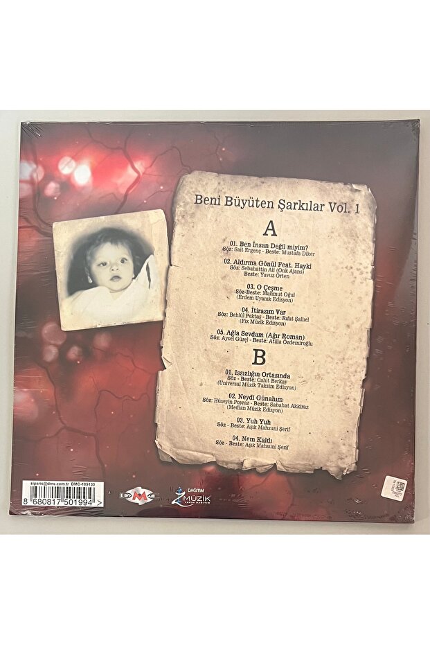 İz Müzik Hayko Cepkin Beni Büyüten Şarkılar Vol 1 Lp Plak (Sıfır ...