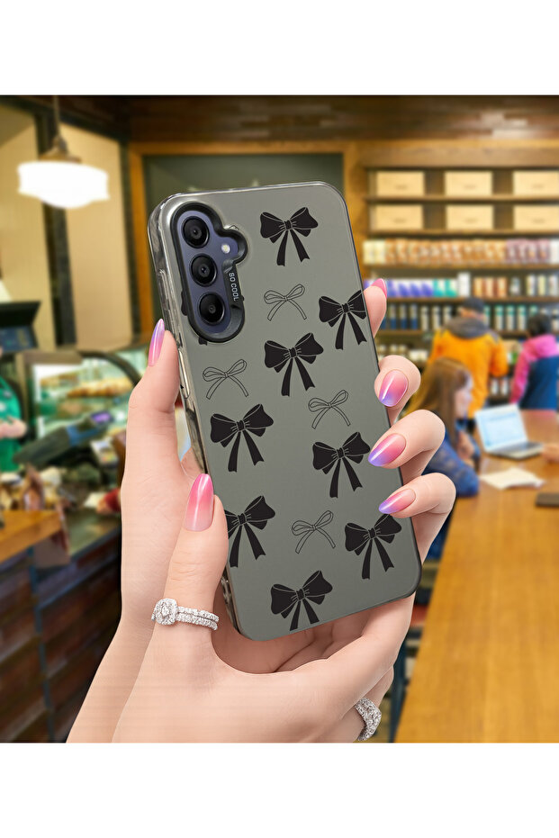 Caseji Samsung A15 Uyumlu Fiyonklar Baskı Desen Darbe Emici Telefon ...