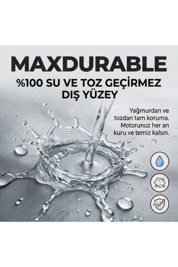 MaxDurable YUKİ YK-44 MARS ELEKTRİKLİ BİSİKLET Brandası Su Geçirmez 4 ...