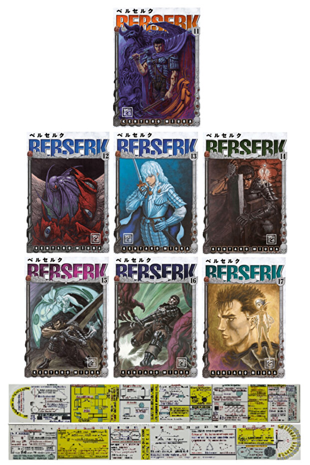 Athica Berserk 11-12-13-14-15-16-17-18-19. Ciltler Manga Seti (Özel ...