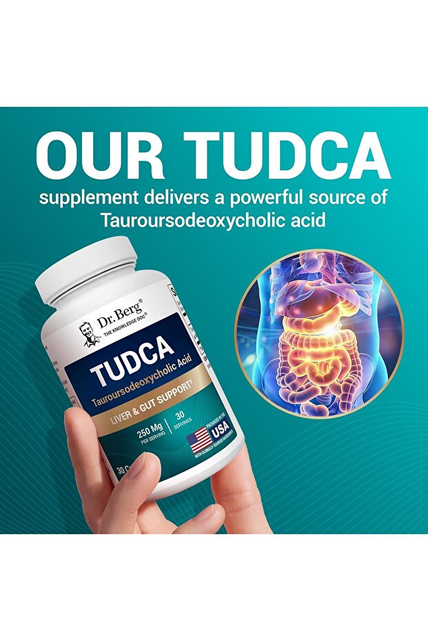 Dr. Berg Nutritionals Dr. Berg TUDCA Tauroursodeoxycholic Acid Liver ...