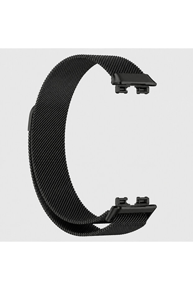 Sneezy Huawei Band 11 / 11 Pro İle Uyumlu Manyetik Milanese Loop Metal ...