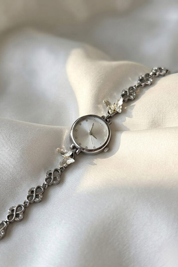Elifsu Jewelry Vintage Silver Renkli Taşlı Kadın Kol Saati - Fiyatı ...
