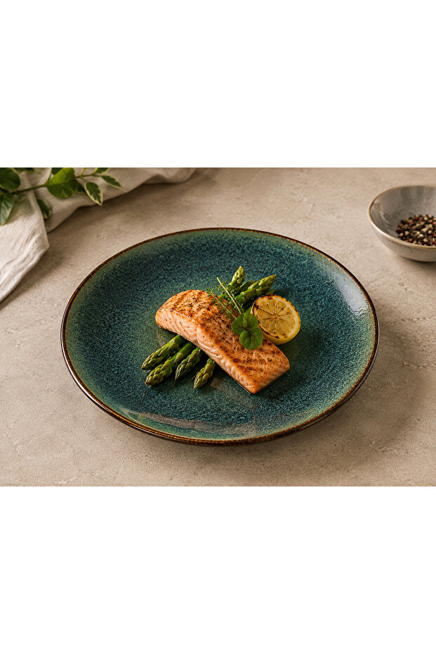 Bonnami 6 Adet Bonna Mar Gourmet Düz Tabak 27 cm Premium Porselen Ana ...