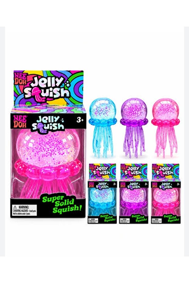 Needoh (1 Adet) Jellyfish Stress Ball Soft Squishy Slime Stres Oyuncağı ...