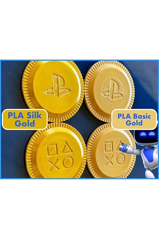 Chino Design Astro Bot oyunu Coin / ( 4 ADET )- Astrobot Gold Coin ...