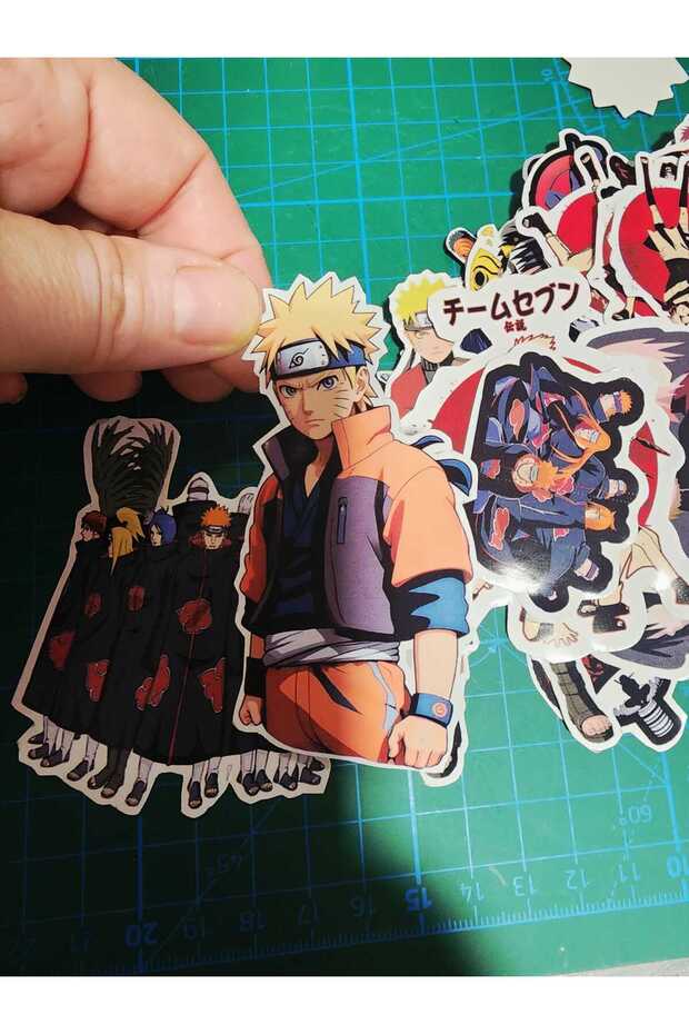 TİWO DİJİTAL NARUTO DIY SET PARLAK 50 PARÇA STİCKER Bullet Journal ...