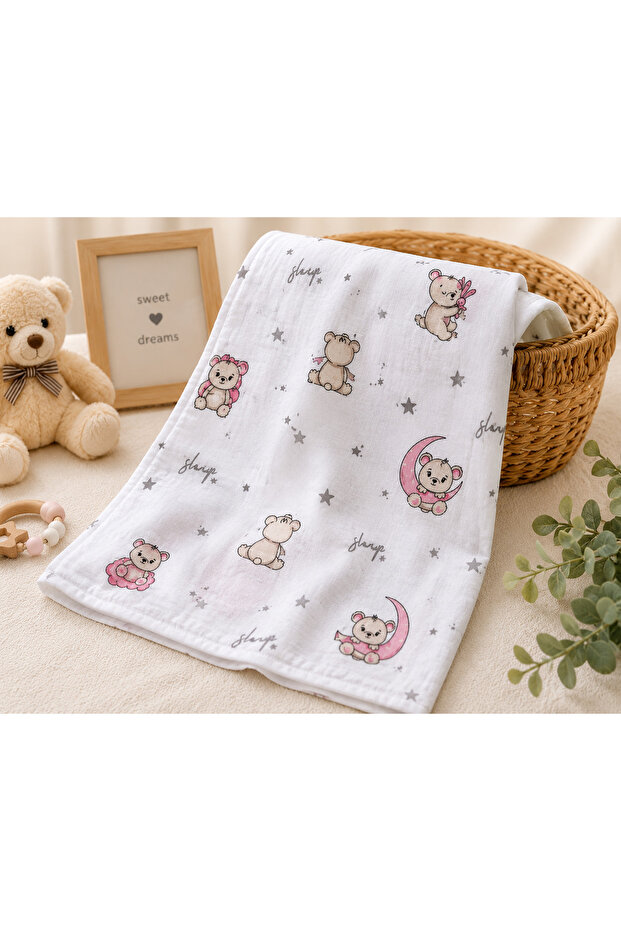 Minora Baby&Kids Minora %100 Pamuk Müslin Bebek Örtüsü – Çok Amaçlı ...