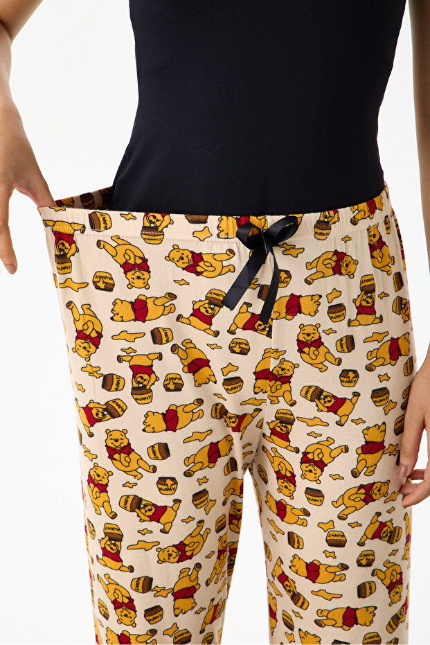 epixx giyim Bej Ayıcık Desenli Kadın Pijama Altı - Fiyatı, Yorumları
