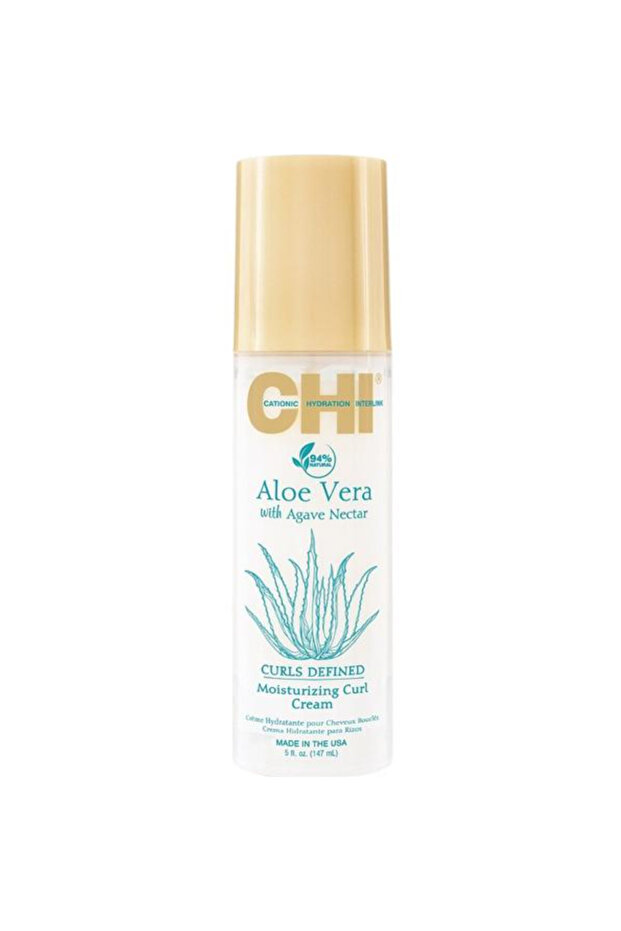 Chi Crema de Par - Aloe Vera Curls Defined Moisturizing Curl Cream, 147 ...