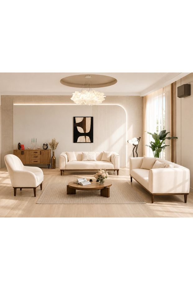 İYENA HOME LİVİNG Pierro 3+3+1 Modern Koltuk Takımı - Fiyatı, Yorumları