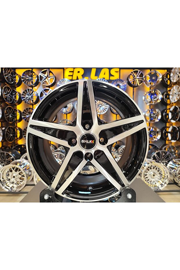 Universal 4 Adet SLK-2020 6*14 4*100 ET35 73.1 BLACK MACK JANT (Takım ...