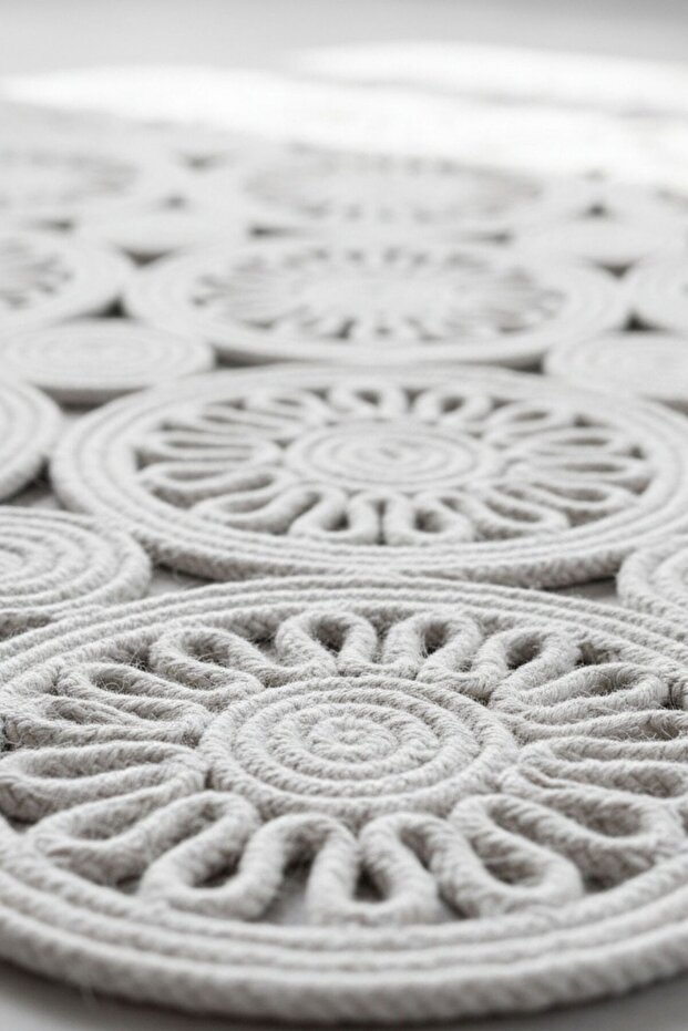 Comfort Craft Premium Dairesel Motifli Halı - 9 Ölçü & 4 Renk ...