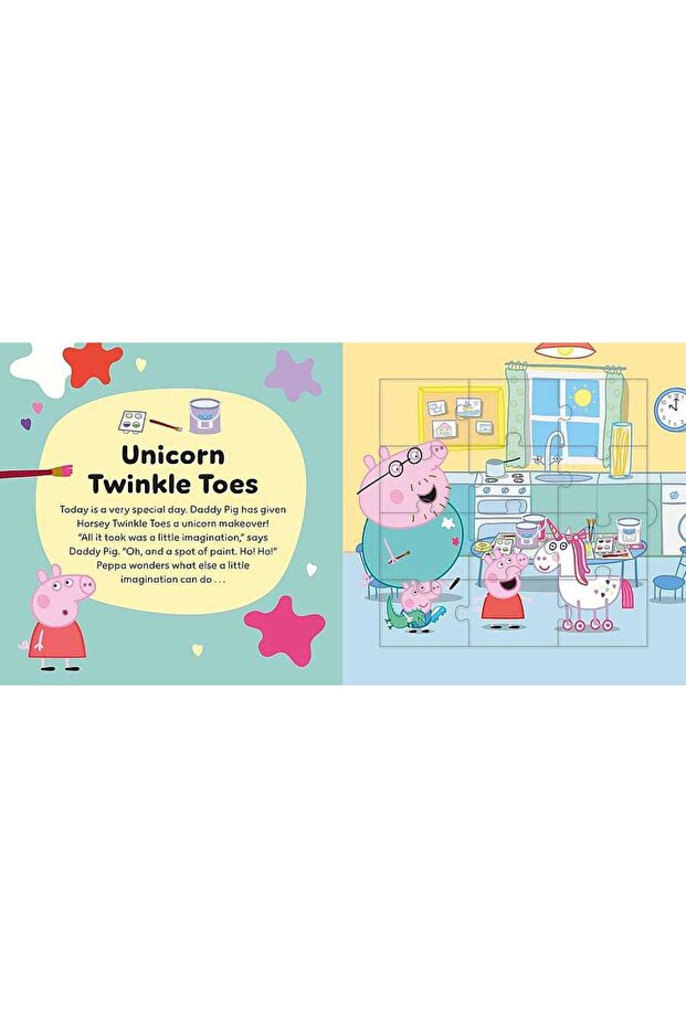 ladybird Peppa Pig Peppa’s Unicorn Fun Jigsaw Puzzle Book - Fiyatı ...